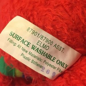 Other | 202 Elmo Plush With Green Crayon Sesame Street | Poshmark